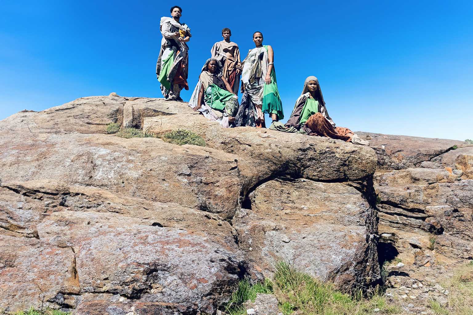 ...How in salts desert is it possible to blossom... by Robyn Orlin ...